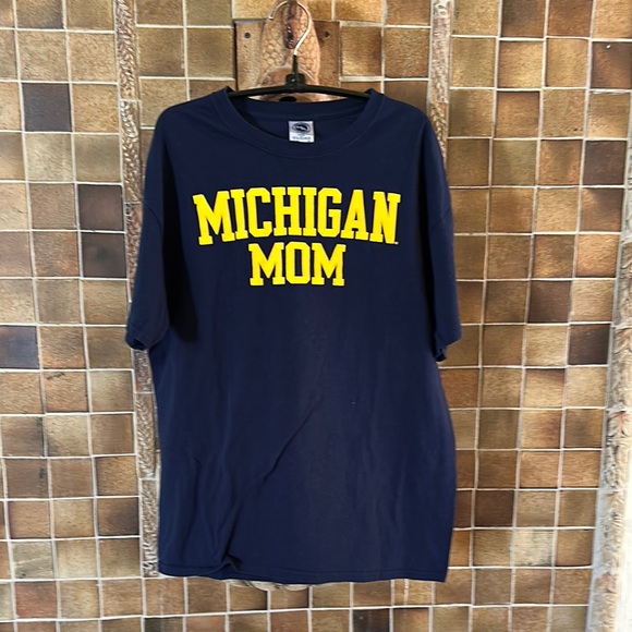 New Agenda by Perrin | Tops | University Of Michigan Mom Navy Maize ...